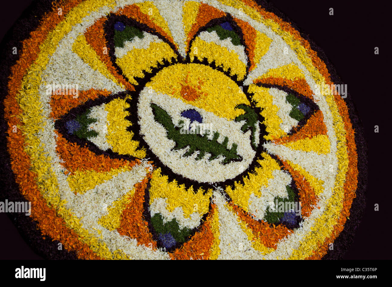 Flower decoration for onam festival hi-res stock photography and images ...