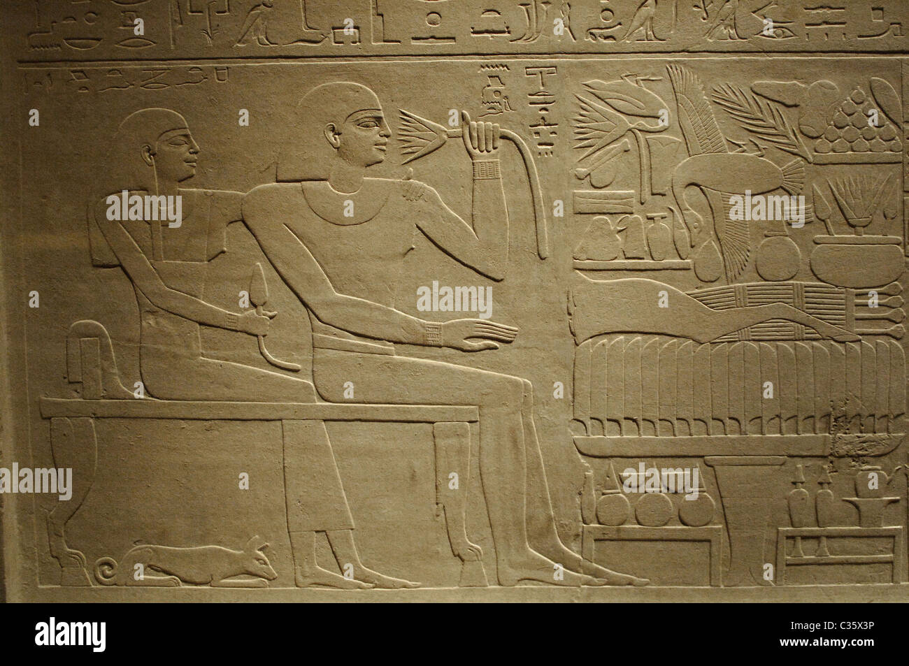 Egyptian Art. Stela of Intef I. ca. 2021-1981 B.C. Middle Kingdom ...