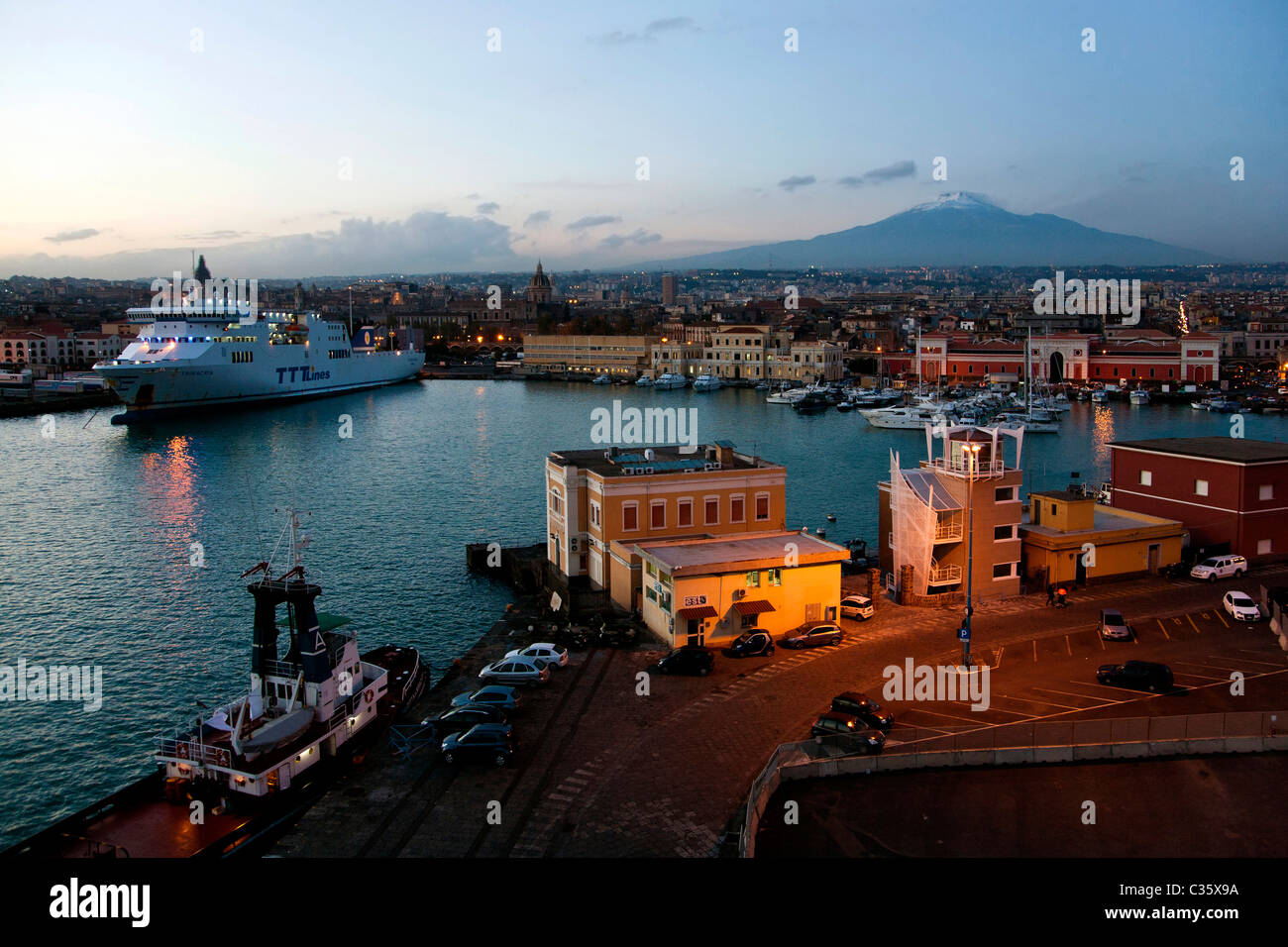 Harbour, Catania, Sicily, Italy Stock Photo - Alamy