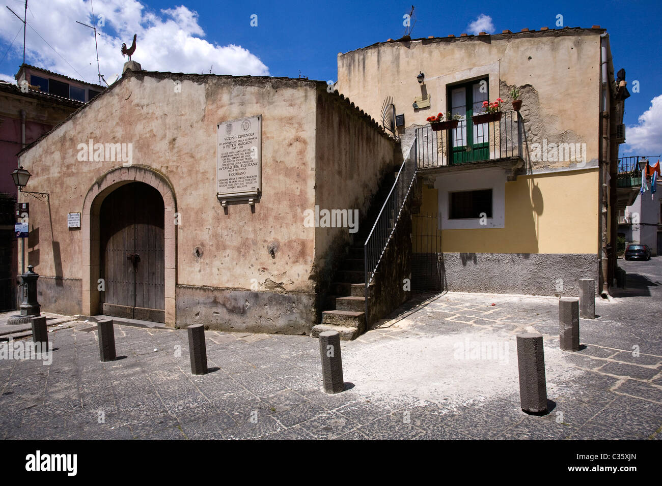 Bettola della Cavalleria Rusticana, Vizzini, Sicily, Italy Stock Photo ...