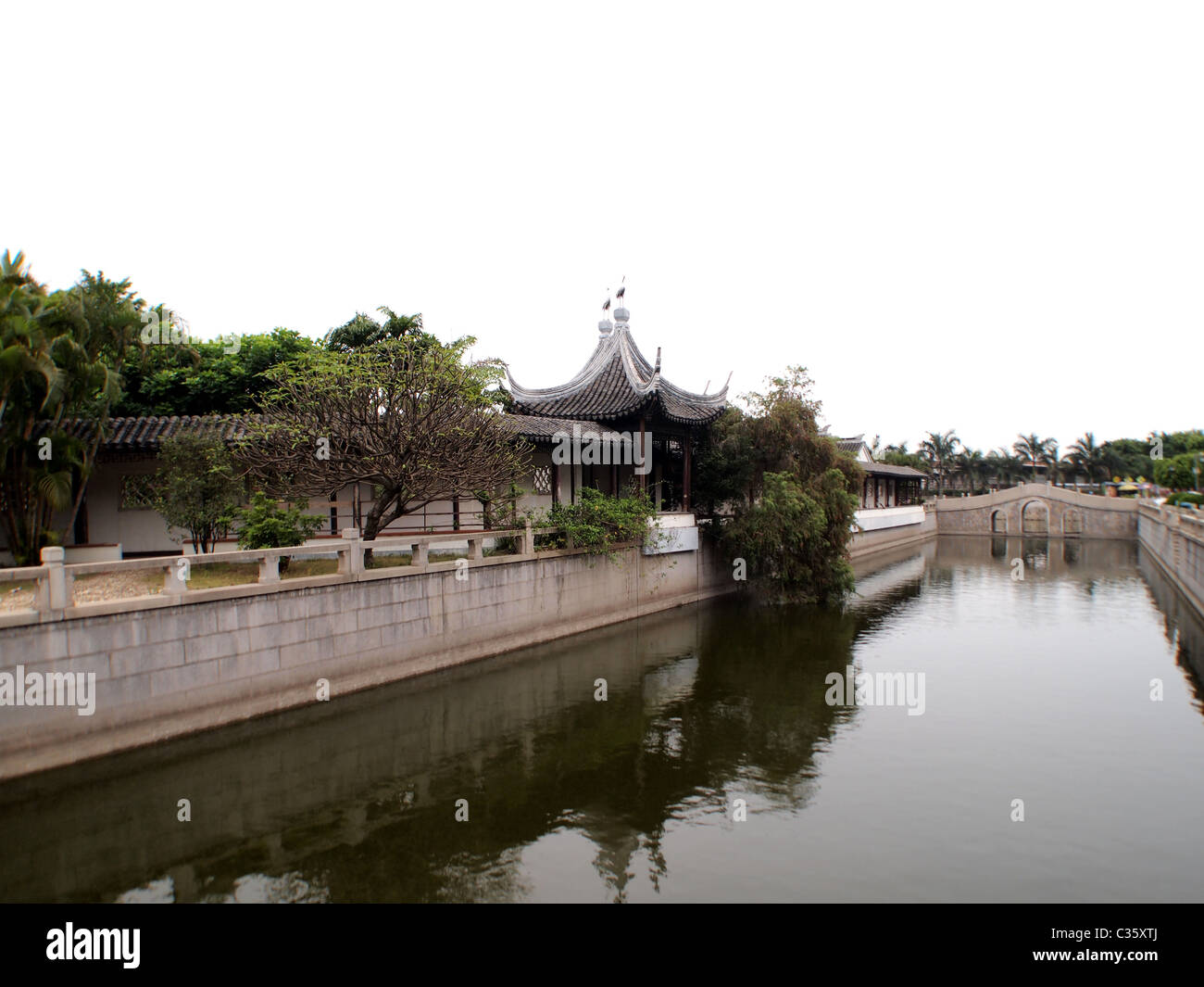 Traditional Chinese Architecture, Qingyuan, Guangdong, China Stock ...