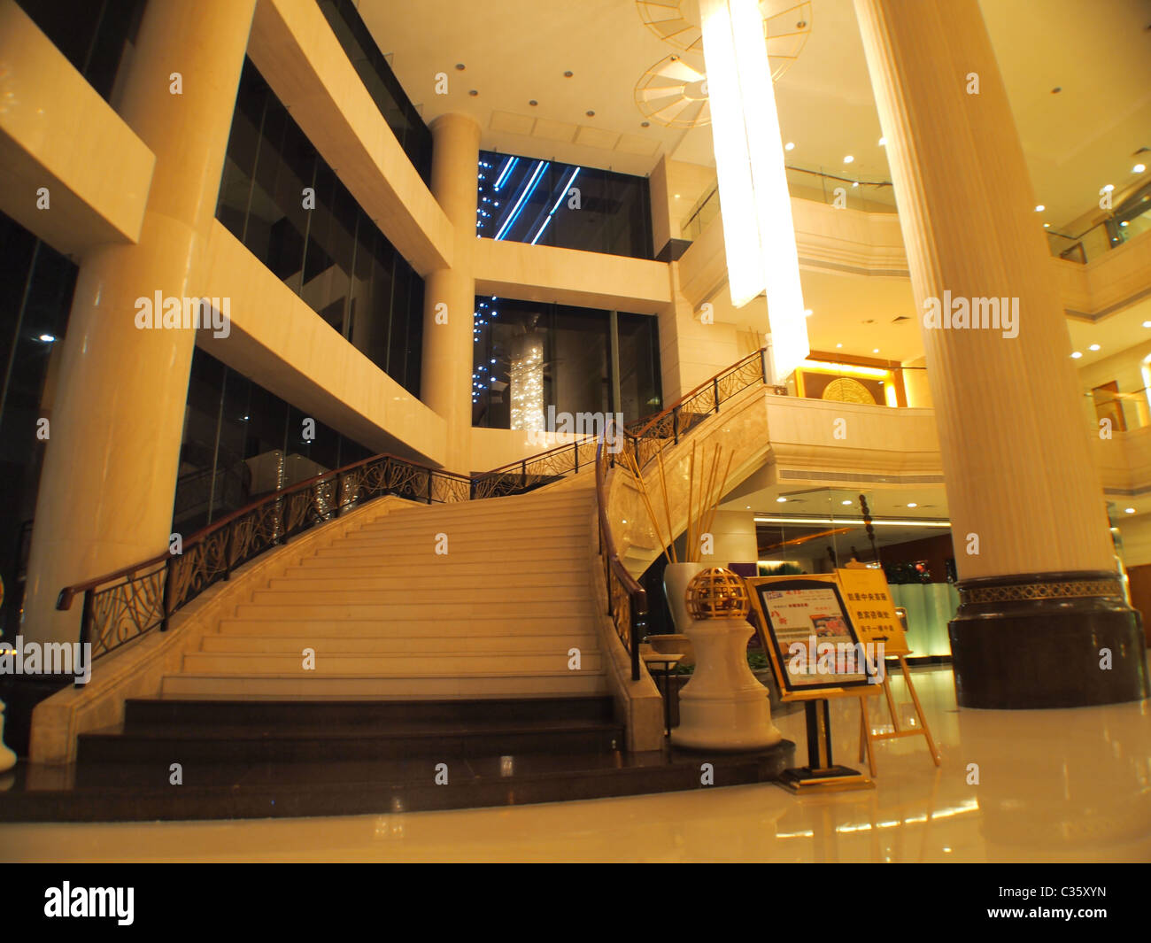 Grand Hotel Lobby Stock Photo - Alamy