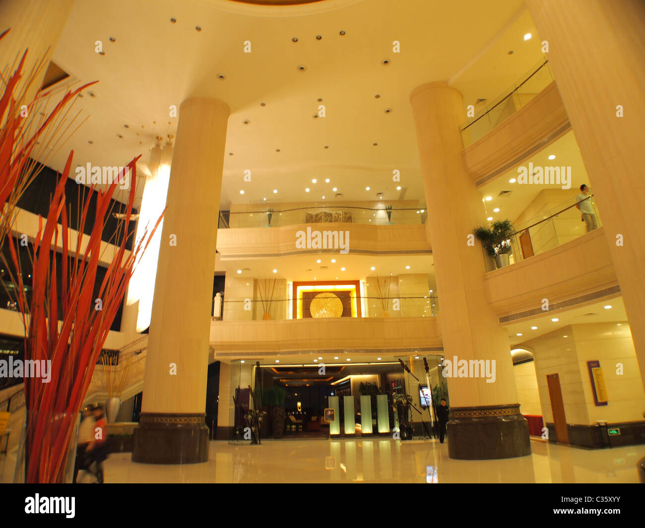 Grand Hotel Lobby Stock Photo - Alamy