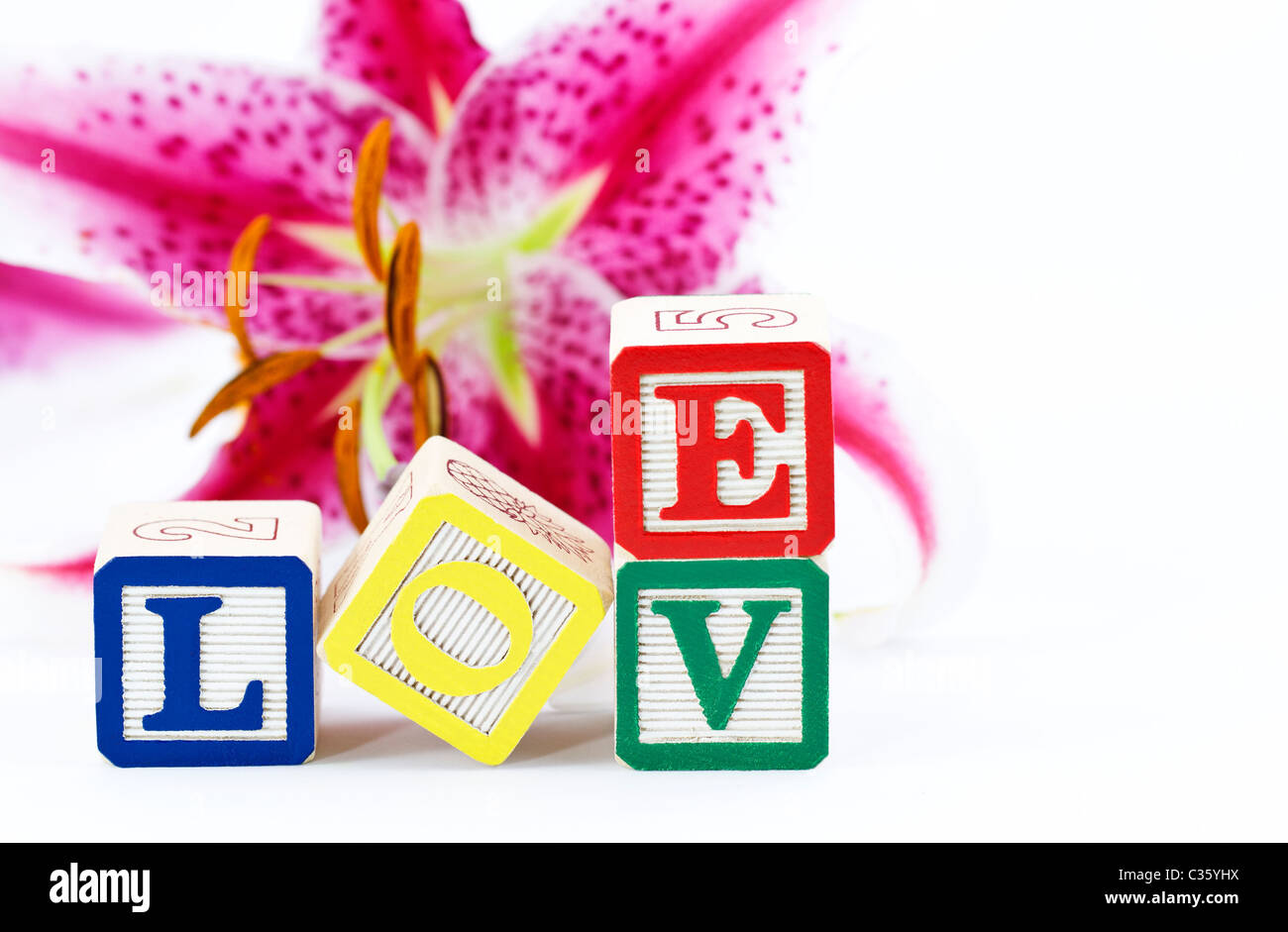 Spell word with blocks hi-res stock photography and images - Alamy
