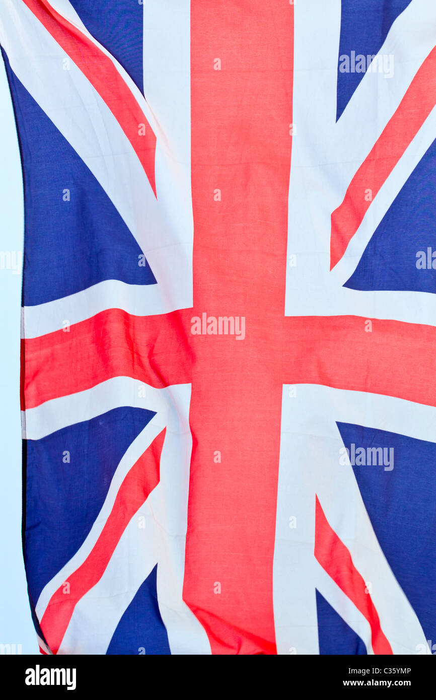 Detail of Union Jack Stock Photo - Alamy