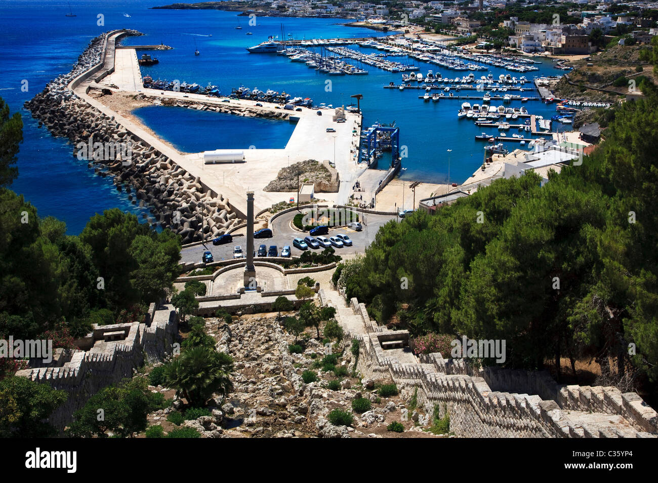 Harbour, Santa Maria di Leuca, Salento, Apulia, Italy Stock Photo - Alamy