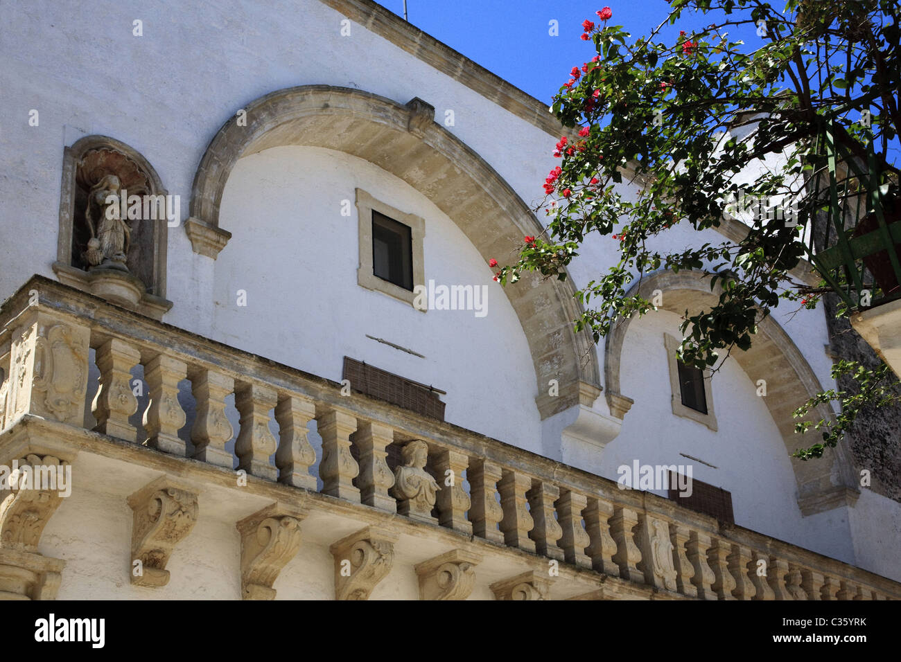 Palace, Specchia, Salento, Apulia, Italy Stock Photo - Alamy