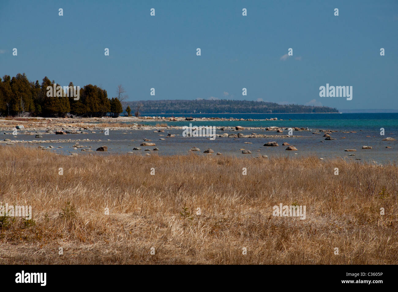 A beach on Manitoulin Island Stock Photo - Alamy