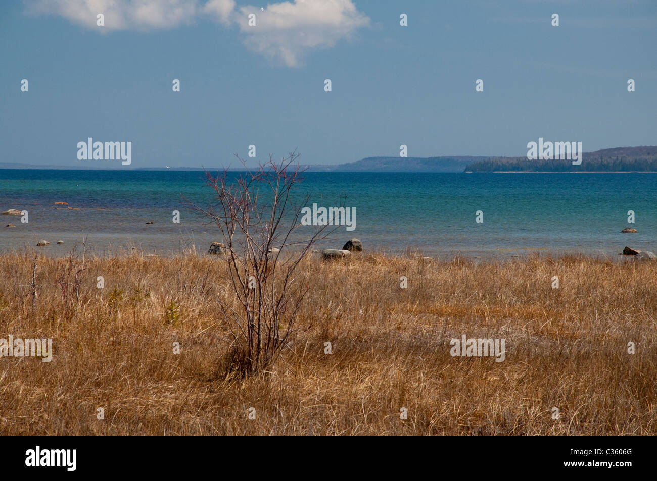 A beach on Manitoulin Island Stock Photo - Alamy