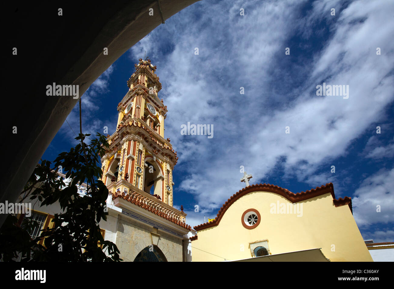 Panormitis Monastery, Symi Island, Dodecanese, Greek Islands, Greece ...