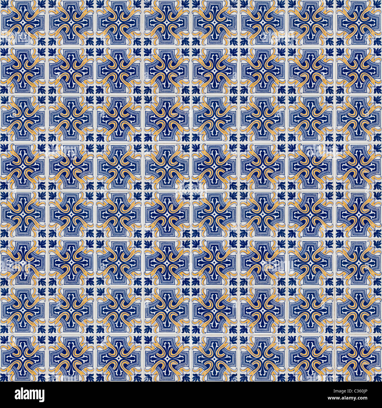 Seamless tile pattern of ancient ceramic tiles Stock Photo - Alamy