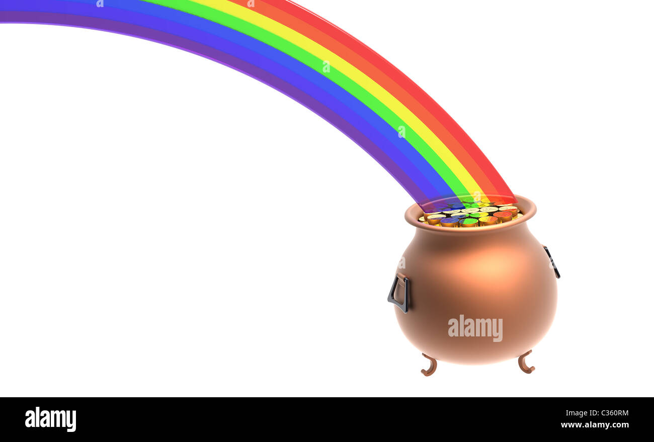 Pot Of Gold Rainbow Outhouse