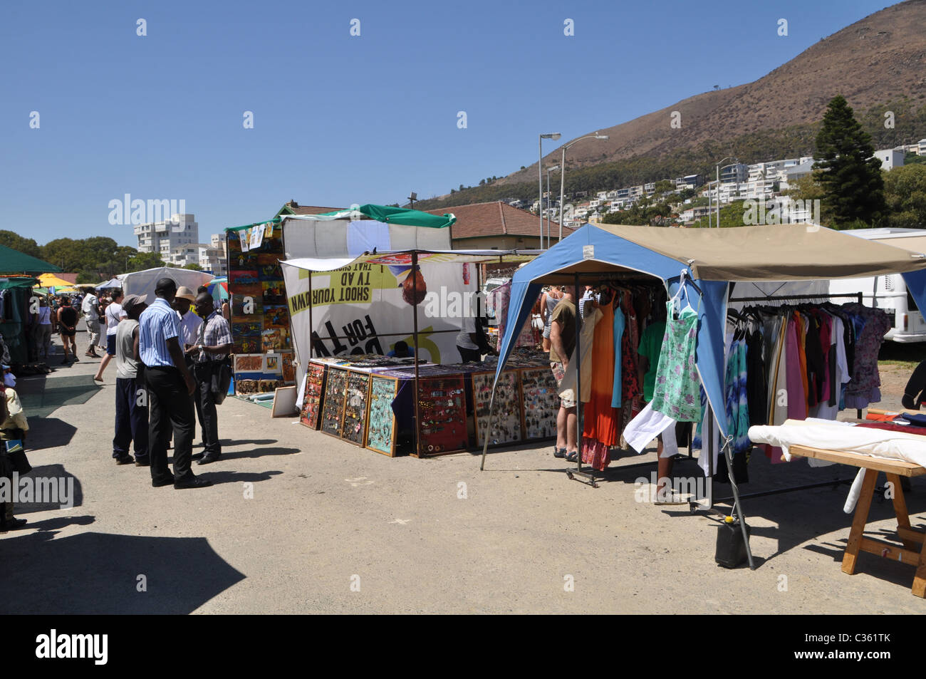 street market at Green Point in Cape Town Stock Photo - Alamy
