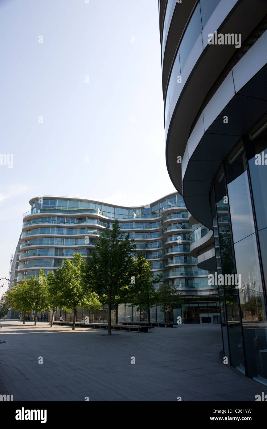 Albion Riverside Apartments designed by Norman Foster Stock Photo - Alamy
