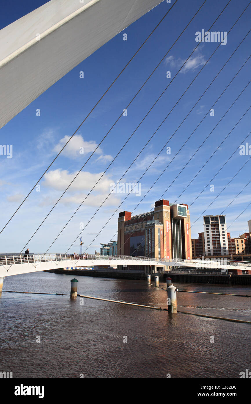 Baltic millennium bridge hi-res stock photography and images - Alamy