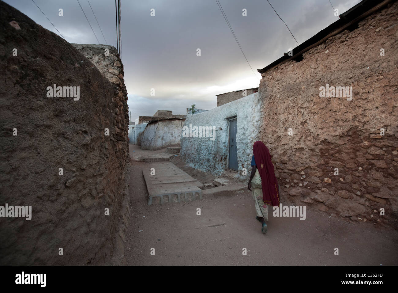 Street scene - Old Town, Harar Ethiopia, Africa Stock Photo - Alamy