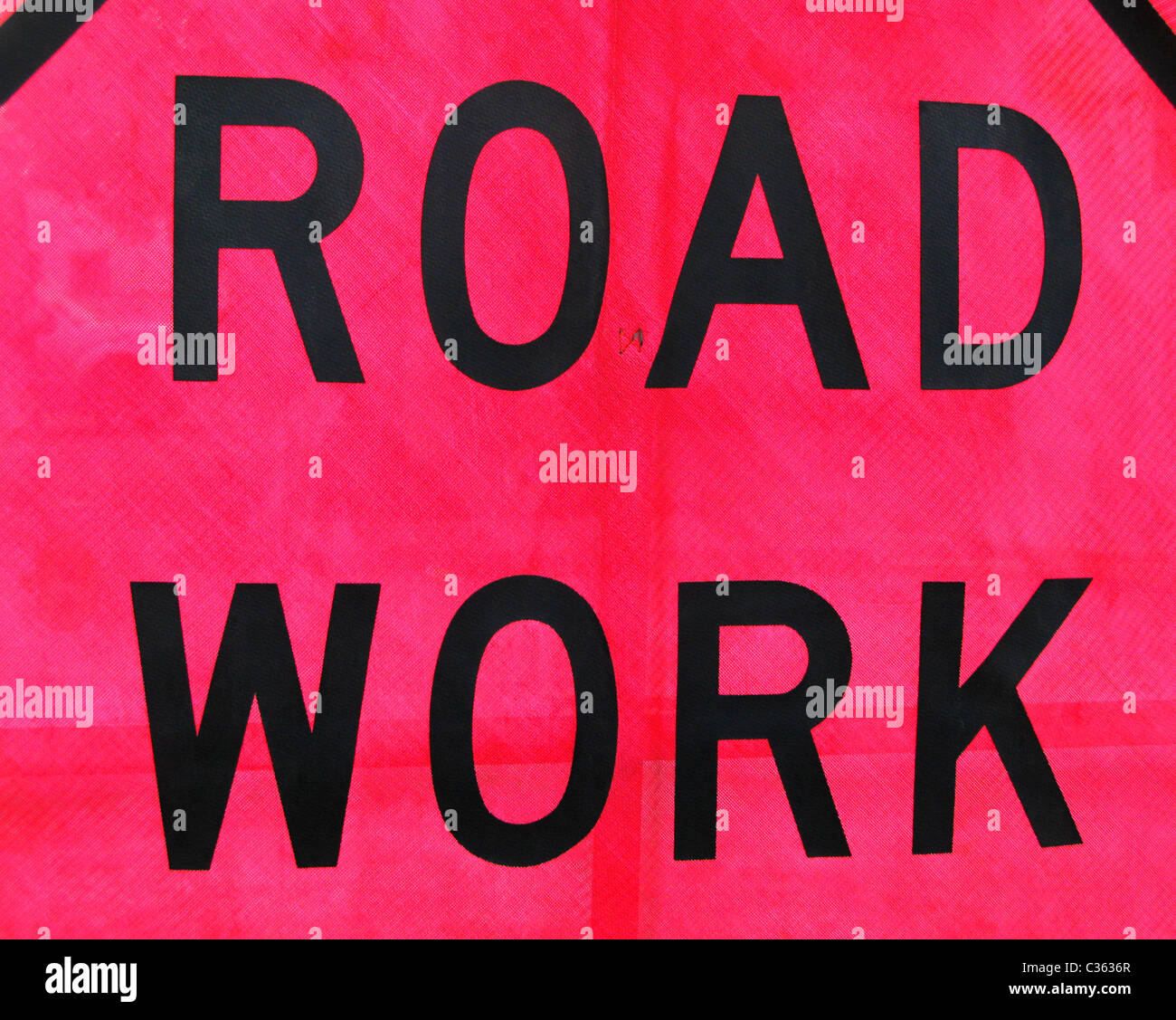 Road Work Sign Stock Photo Alamy road-work-sign-stock-photo-alamy
