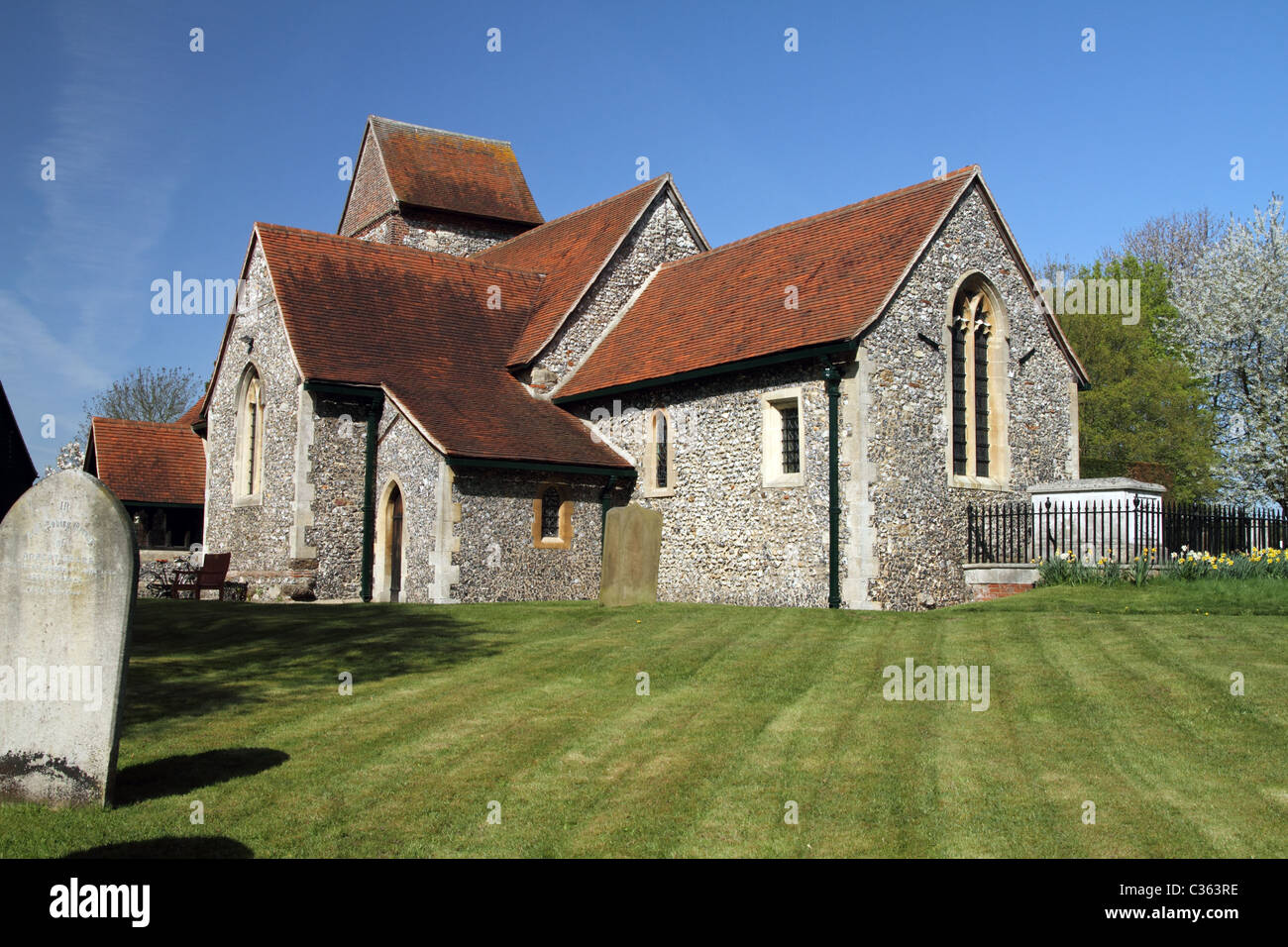 Sarratt Church, Hertfordshire, England - 12th century. Has a rare ...
