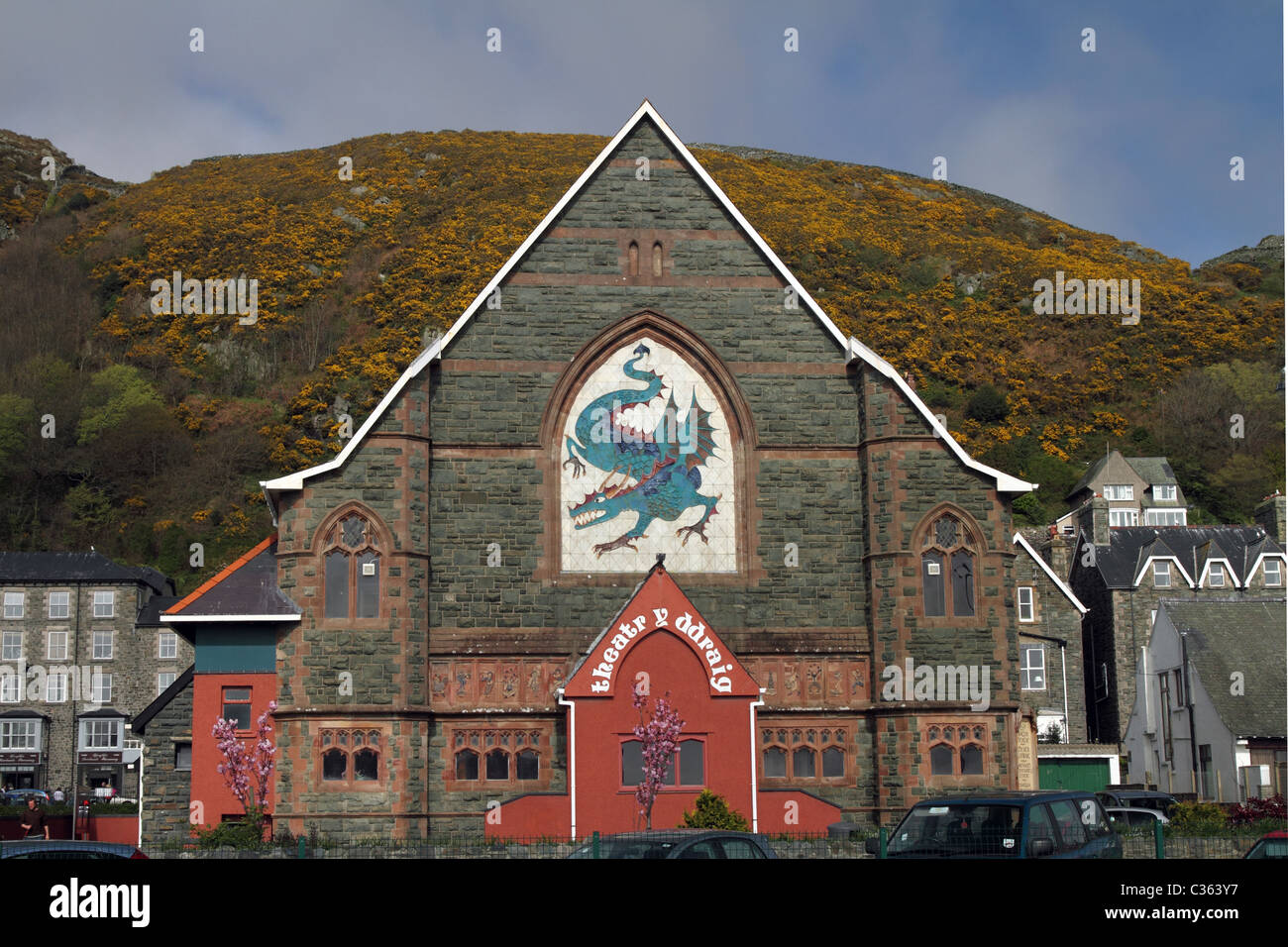 Theatr y Ddraig - Dragon Theatre, Barmouth Gwynedd, Wales Stock Photo ...