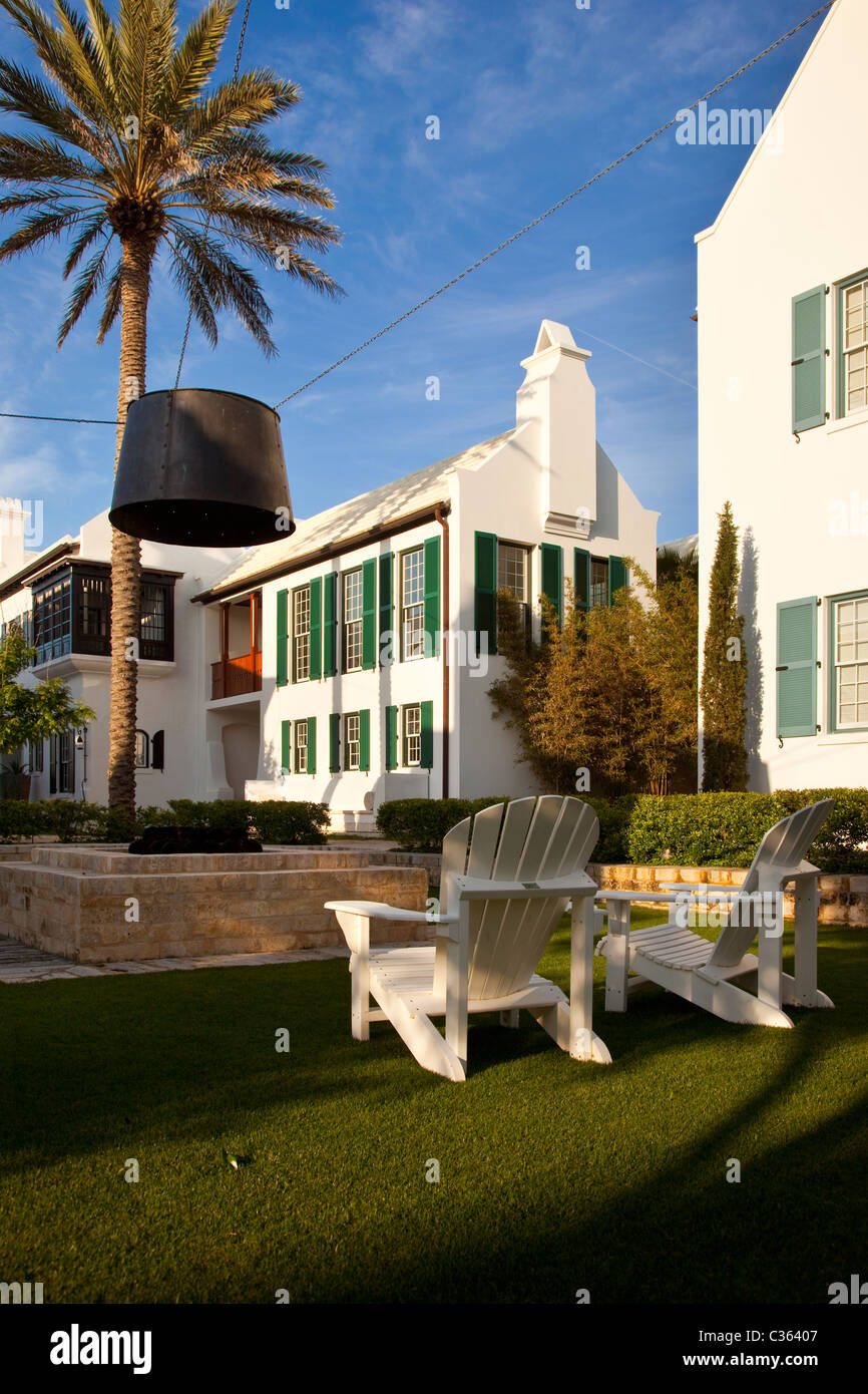 Luxury homes and condos in Alys Beach Florida, USA Stock Photo - Alamy