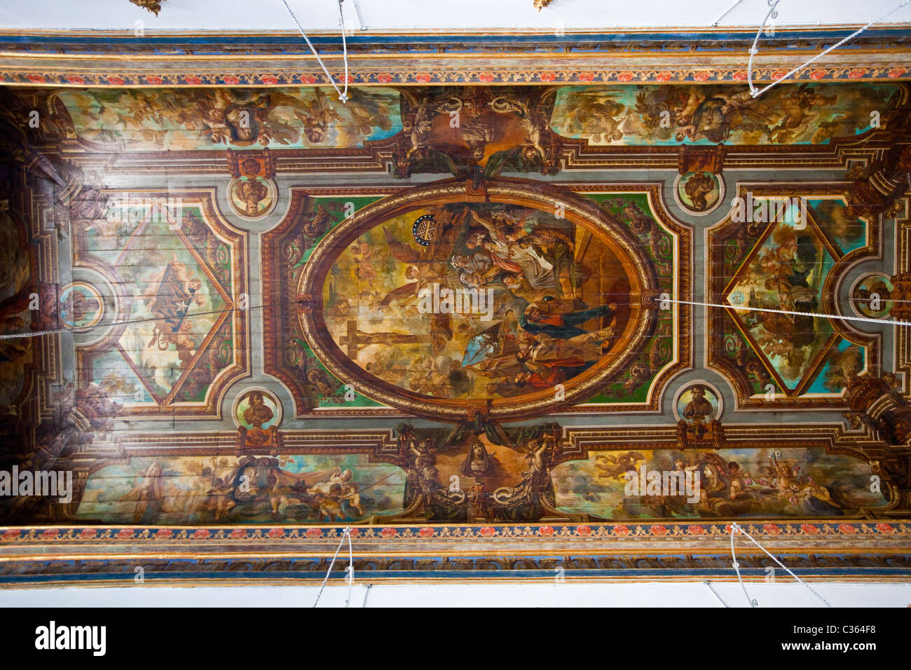Artwork painting ceiling church hi-res stock photography and images - Alamy