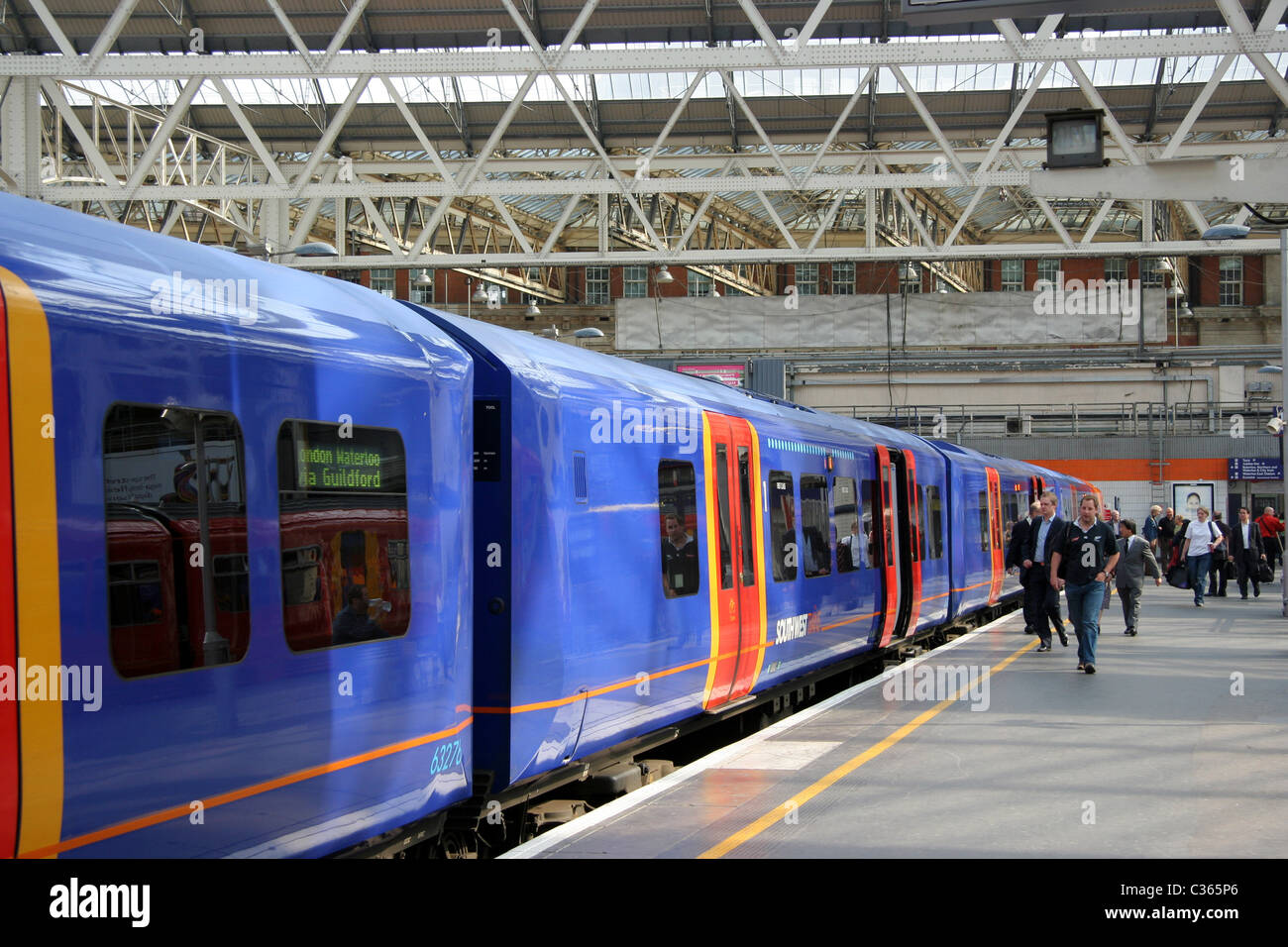 Waterloo train hi-res stock photography and images - Alamy