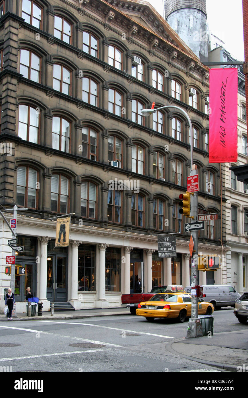 New York City Street in Soho Stock Photo - Alamy