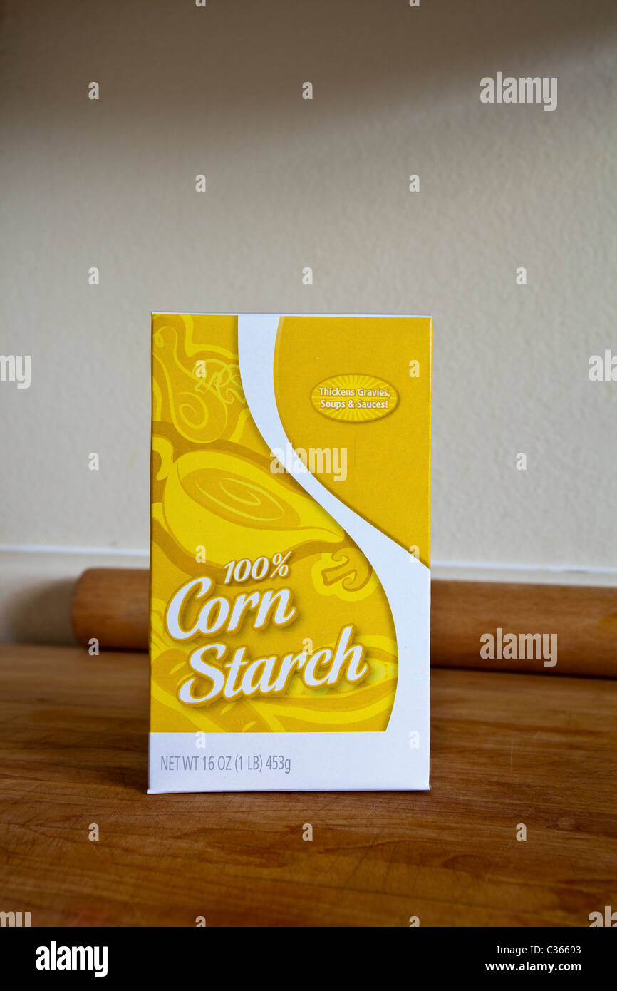 A package of cornstarch Stock Photo - Alamy