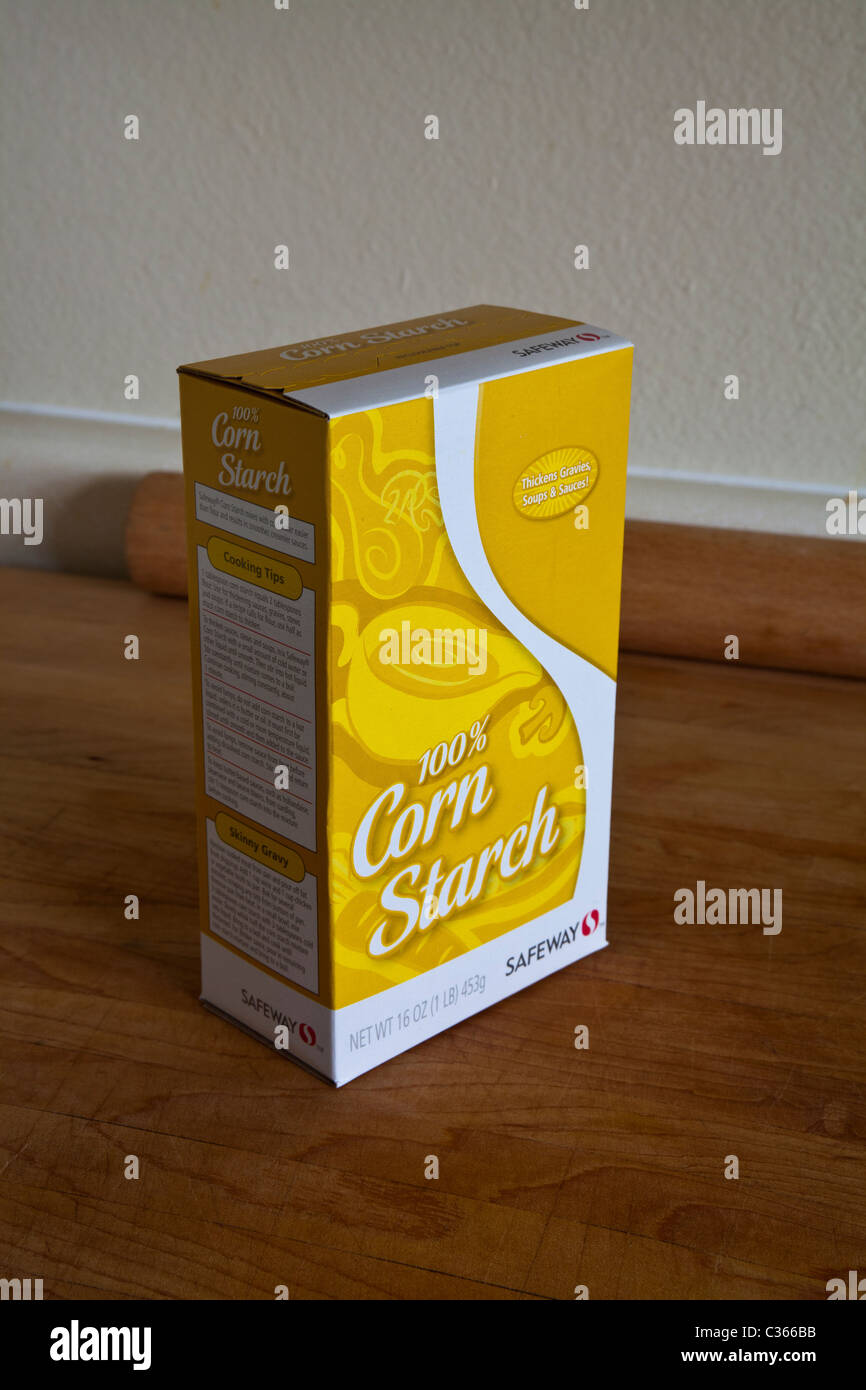 A package of cornstarch Stock Photo - Alamy