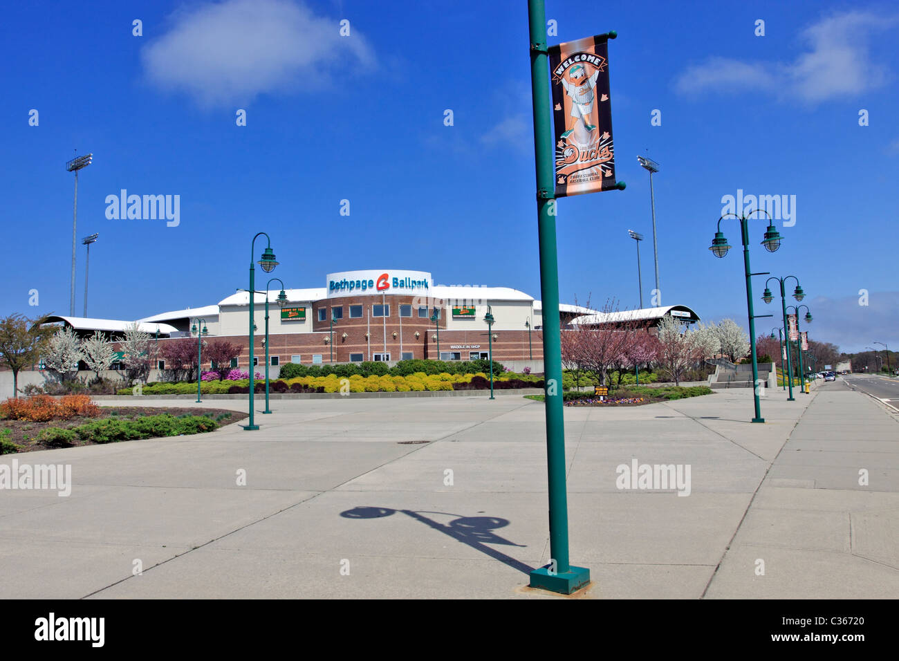 Bethpage Ballpark, home of the Long Island Ducks minor league baseball ...