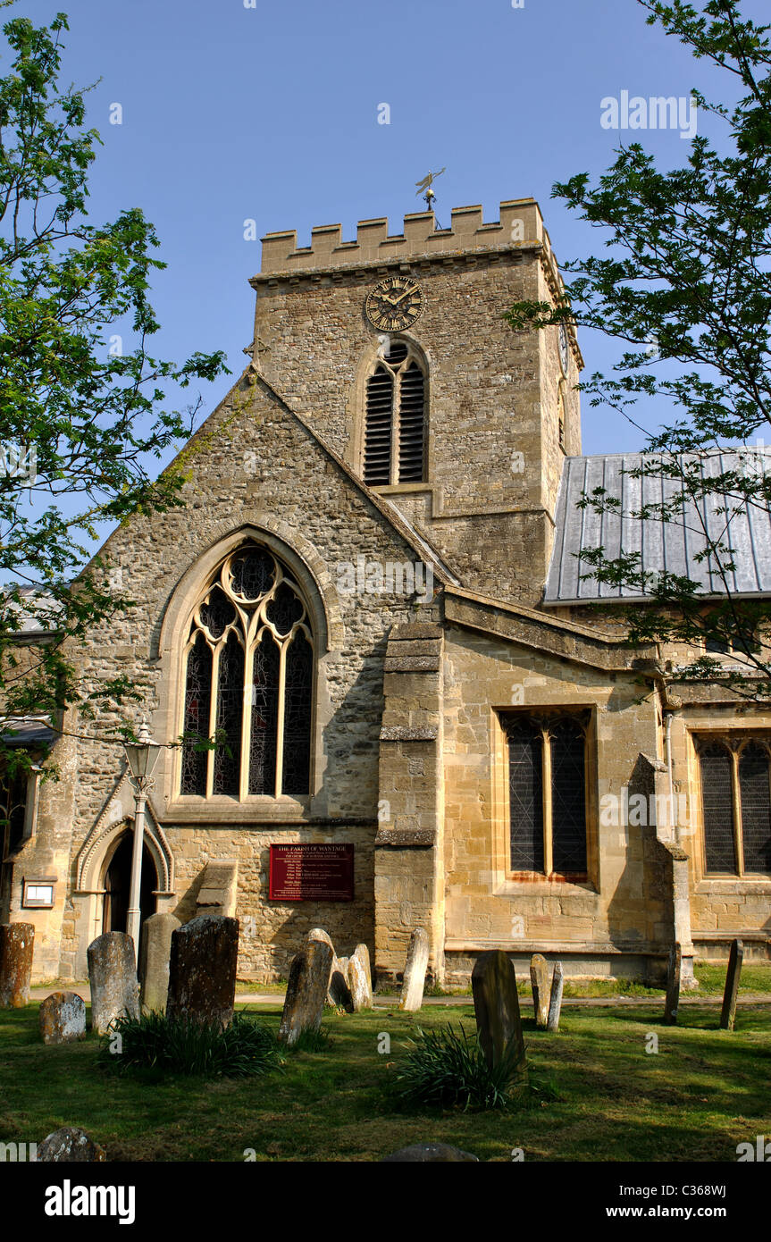 St. Peter and St. Paul`s Church, Wantage, Oxfordshire, England, UK ...