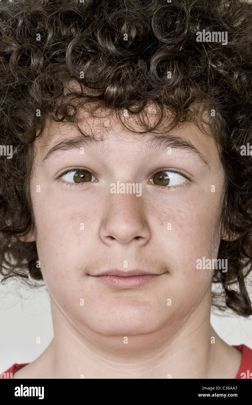 Boy strabismus hi-res stock photography and images - Alamy