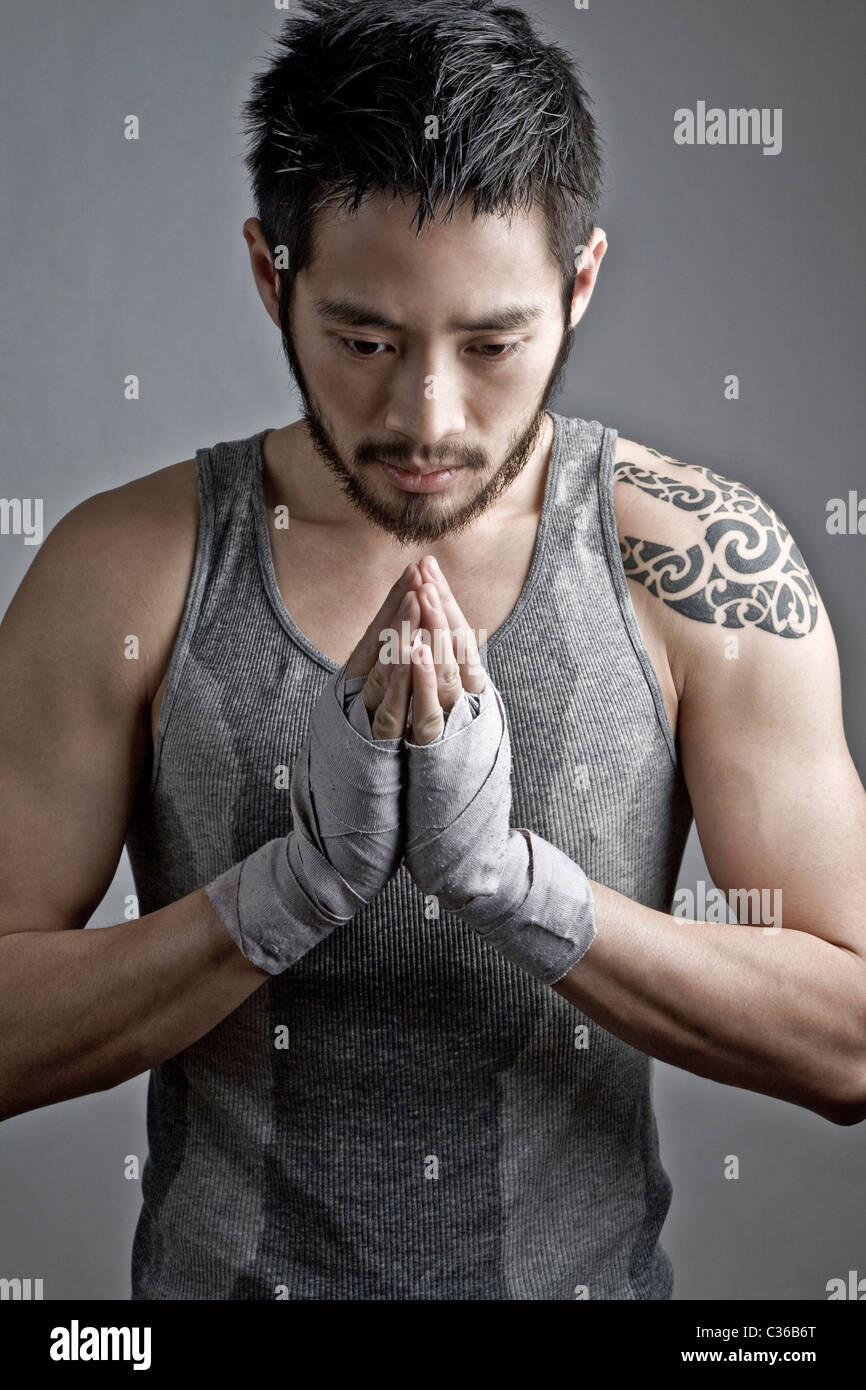 Boxer with sweaty face hi-res stock photography and images - Alamy
