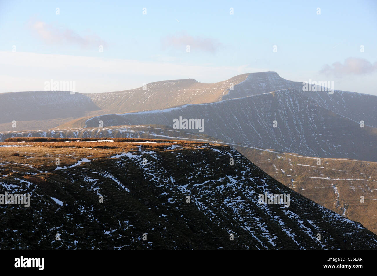 The Brecon Beacons in winter Stock Photo - Alamy
