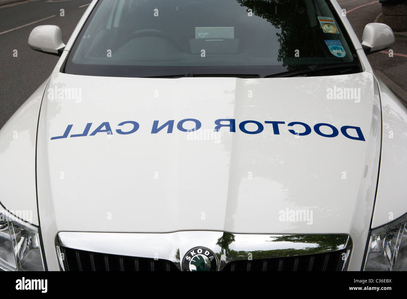 Car for doctor on call Stock Photo - Alamy