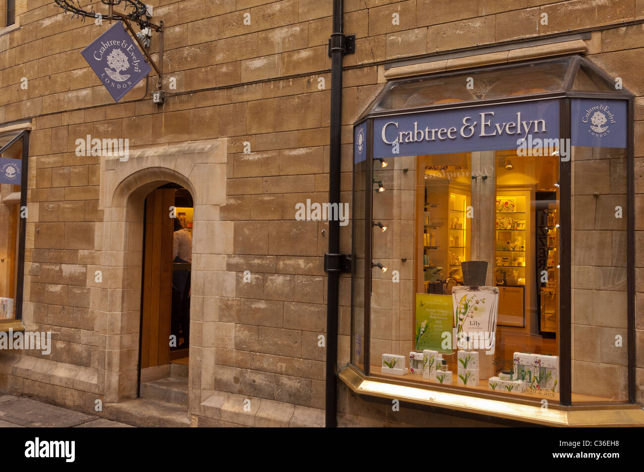 The Crabtree & Evelyn shop store in Cambridge , Cambridgeshire ...