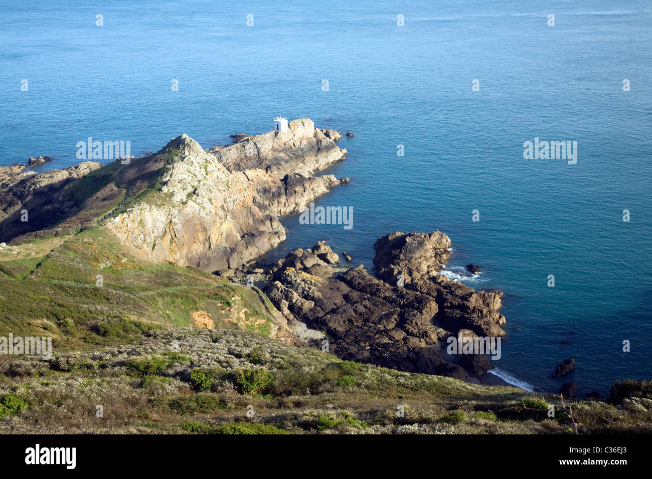 Guernsey lighthouse lighthouse hi-res stock photography and images - Alamy