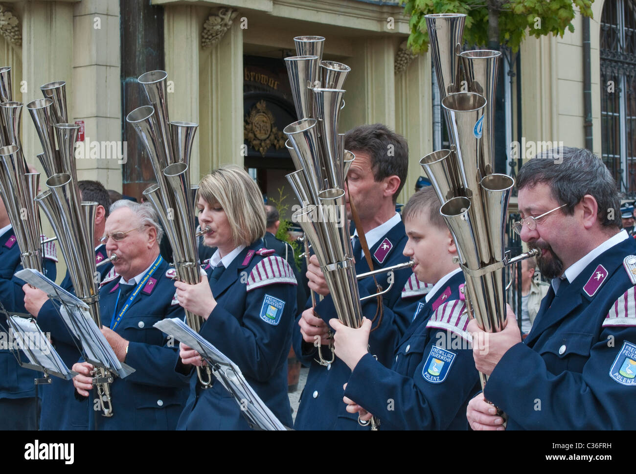 German firefighters hi-res stock photography and images - Alamy