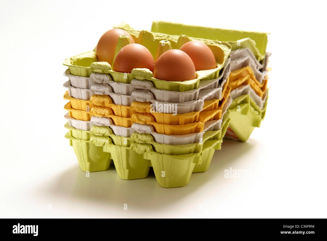 Stack Of Egg Trays High Resolution Stock Photography and Images - Alamy