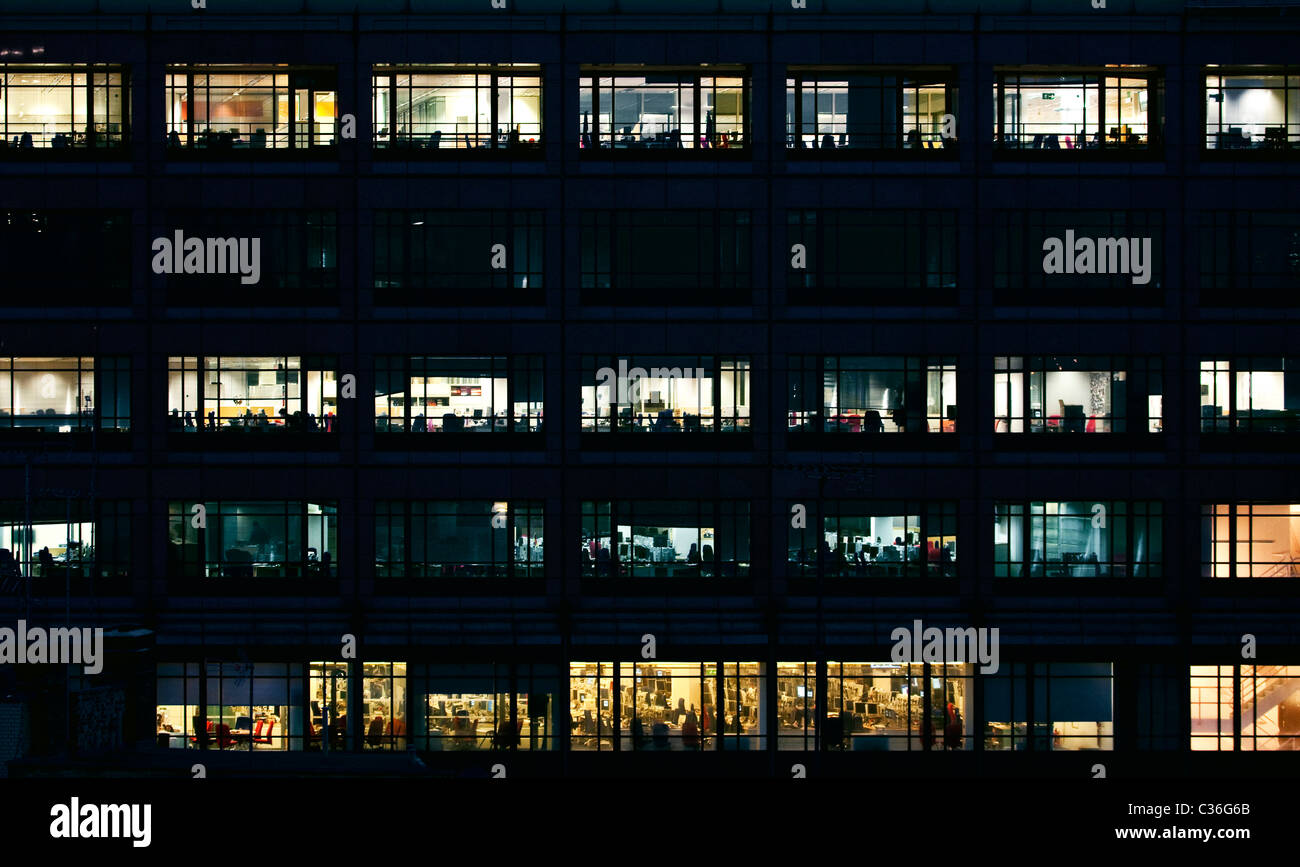 Empty offices lights on hi-res stock photography and images - Alamy