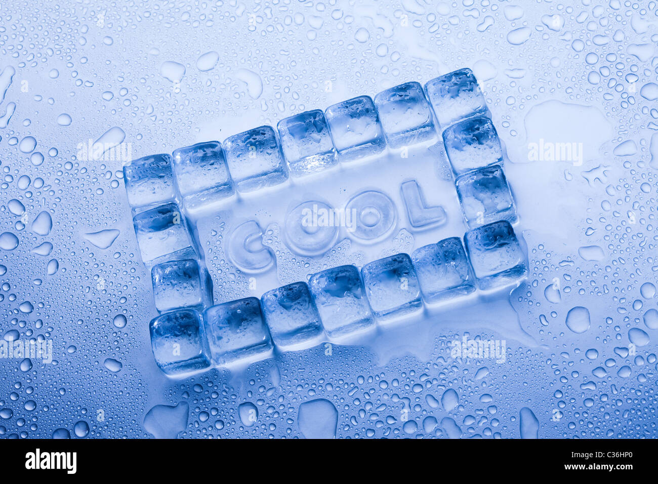 Ice cubes & aqua Stock Photo - Alamy