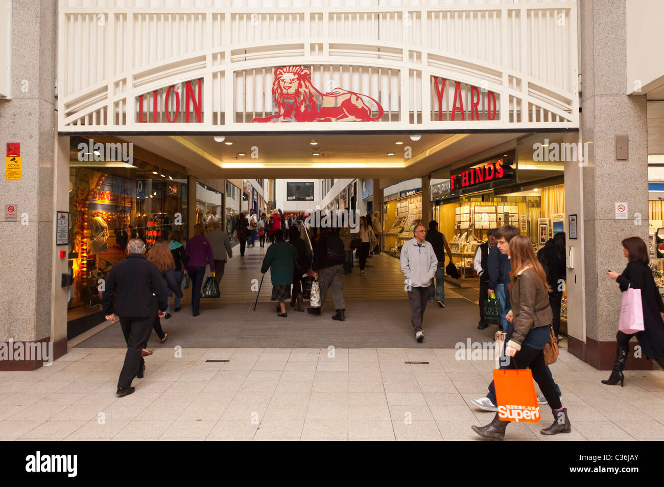 Lion Yard Shopping Centre Cambridge High Resolution Stock Photography ...