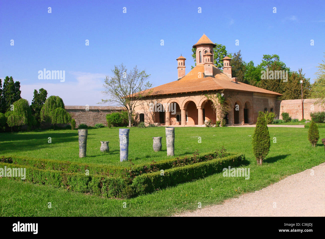 Neoclassical vintage building exterior brick hi-res stock photography ...