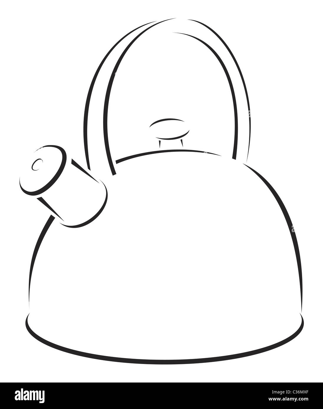 Kettle symbol hi-res stock photography and images - Alamy