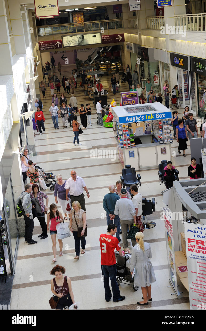 Stock Photo of the Broadmarsh Shopping Centre in Nottingham Stock Photo ...