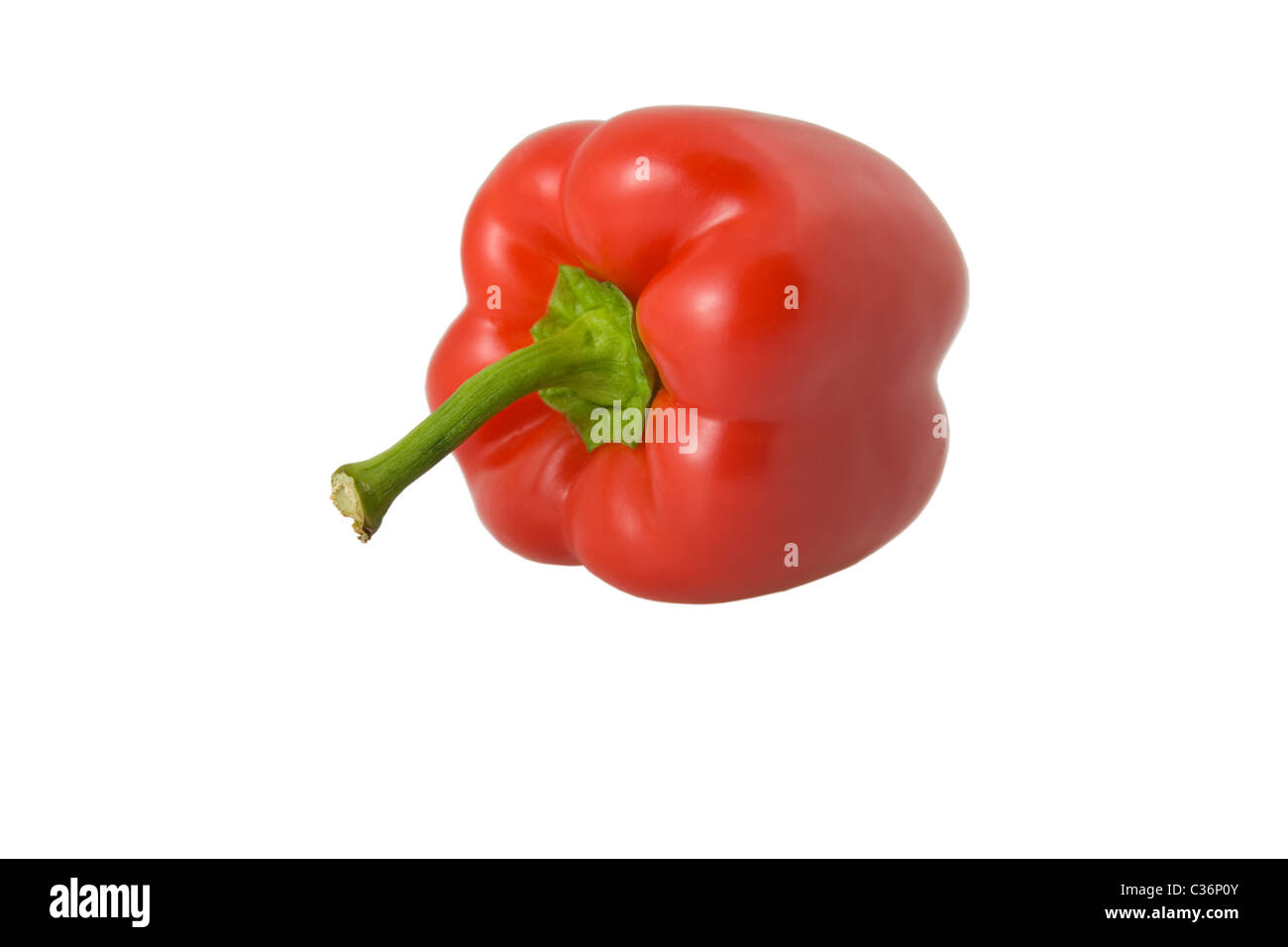 Fresh red green pepper Cut Out Stock Images & Pictures - Alamy