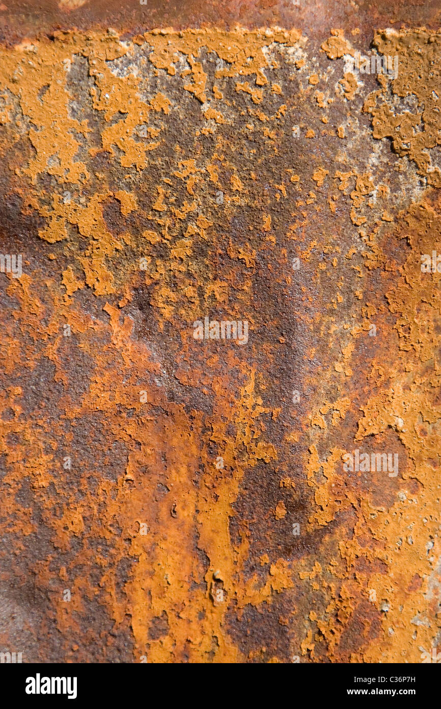 Detail of rusty metal, showing rust textures Stock Photo - Alamy