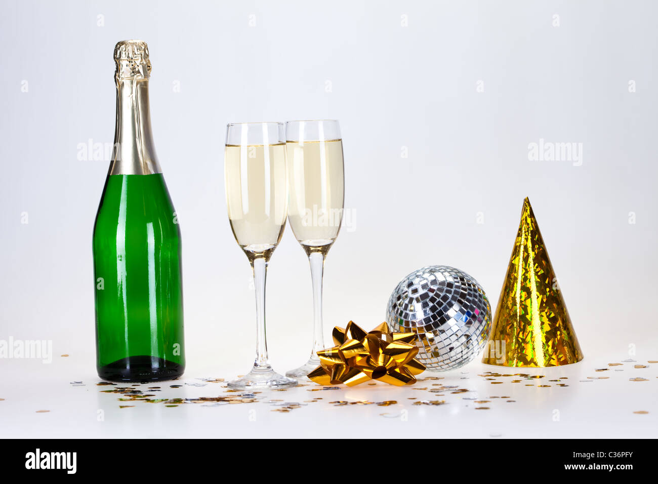 celebration stuff over background Stock Photo - Alamy