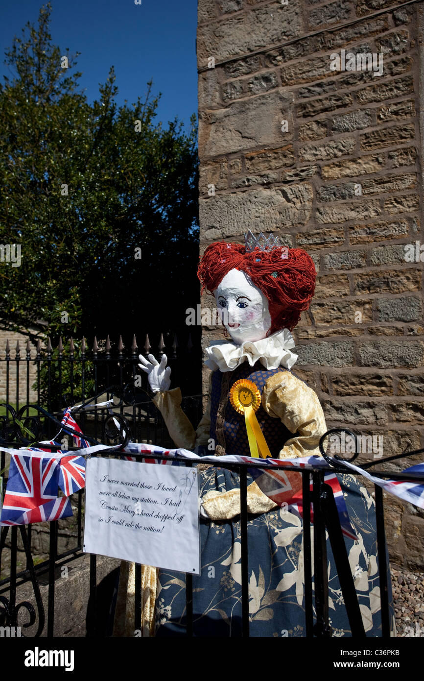 Queen Elizabeth at the Wray Scarecrow Festival parade established 1995 ...