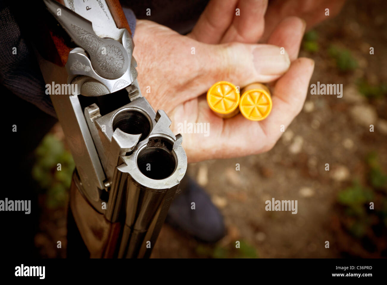 Two barrel shotgun hi-res stock photography and images - Alamy